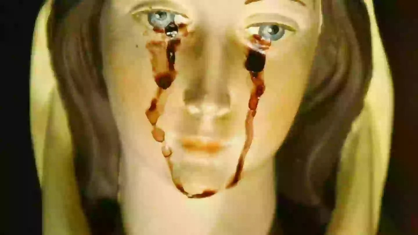 Chilling 'truth' about the Virgin Mary that 'weeps tears of blood ...